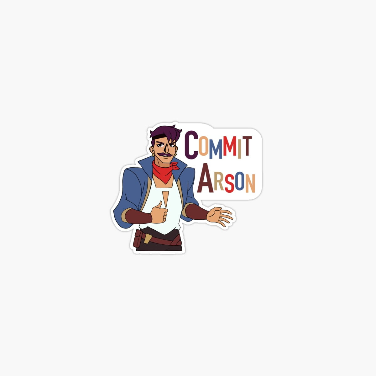 Onim Sea Hawk She-Ra Sticker Sticker, Phone Decal Water Bottle Stickers ...