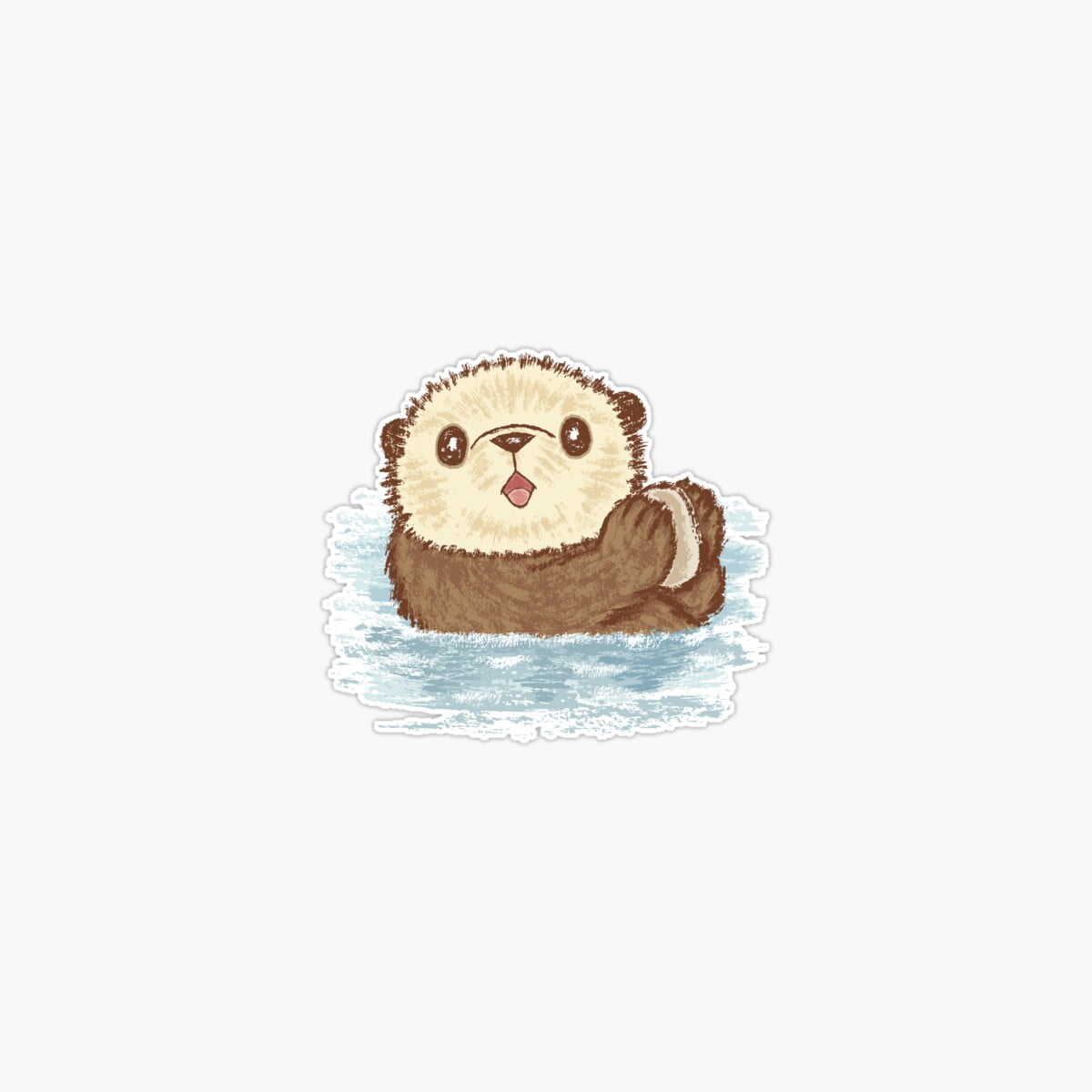 Onim Sea Otter Sticker, Phone Decal Water Bottle Stickers Car Decals ...