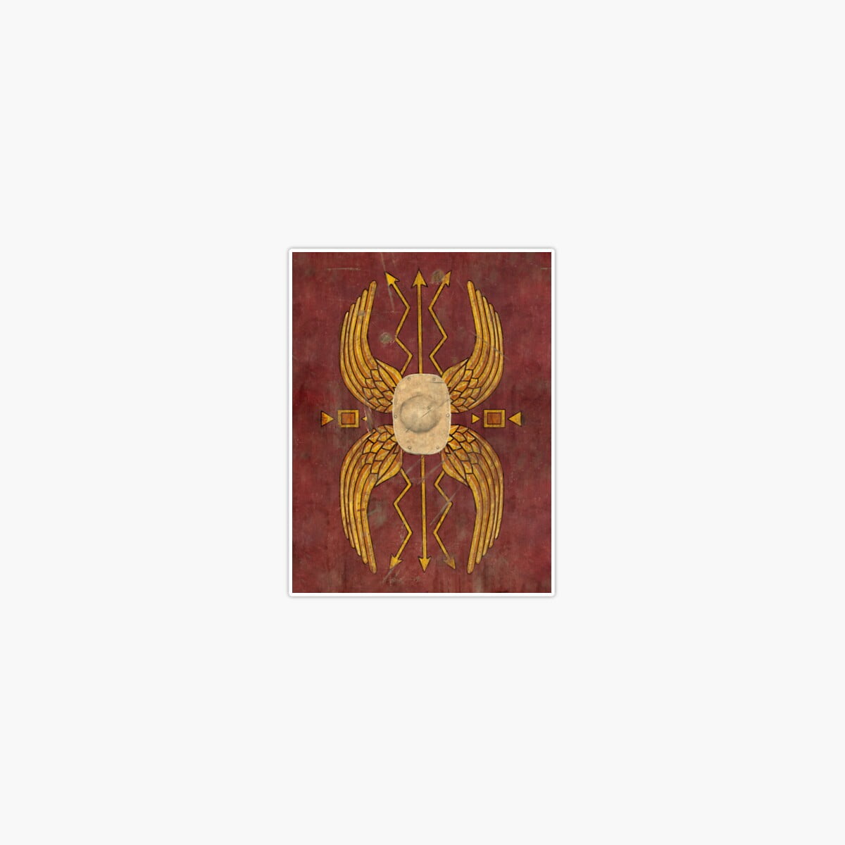 Onim Shield of the legionaries of the Roman Empire Sticker - Walmart.com