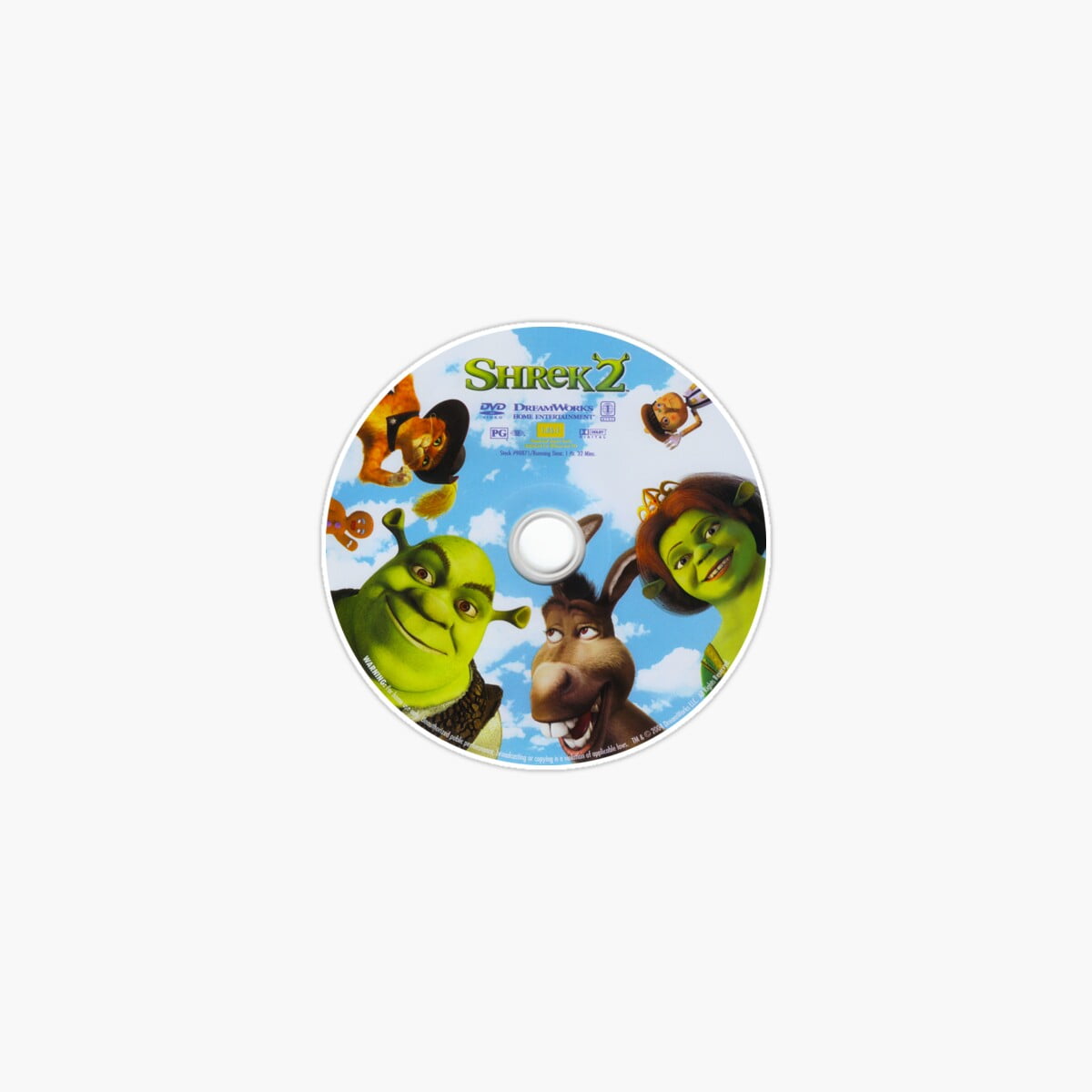 Onim Shrek 2 Dvd Sticker, Phone Decal Water Bottle Stickers Car Decals ...