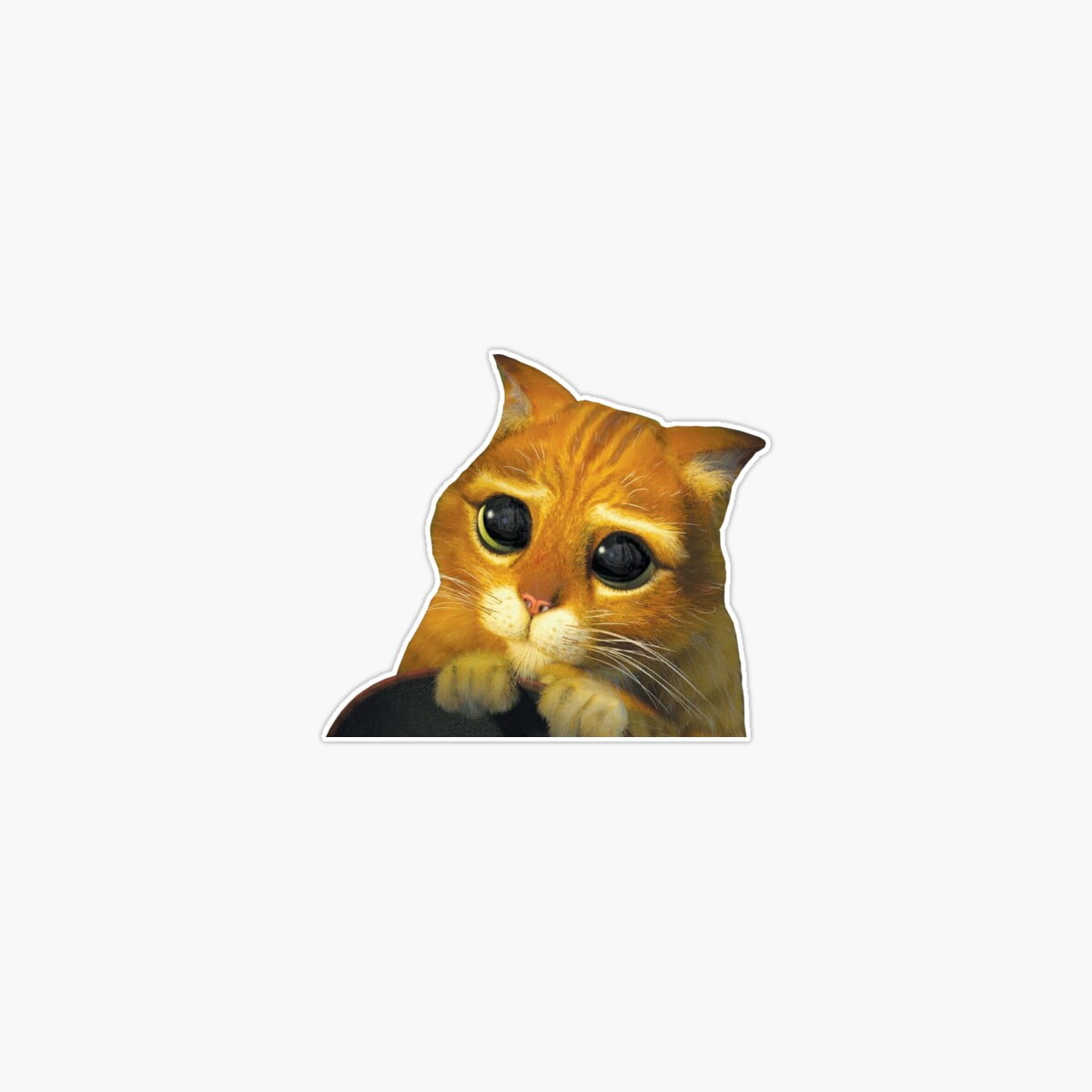 Onim Shrek Puss In Boots Cute Sticker, Phone Decal Water Bottle ...