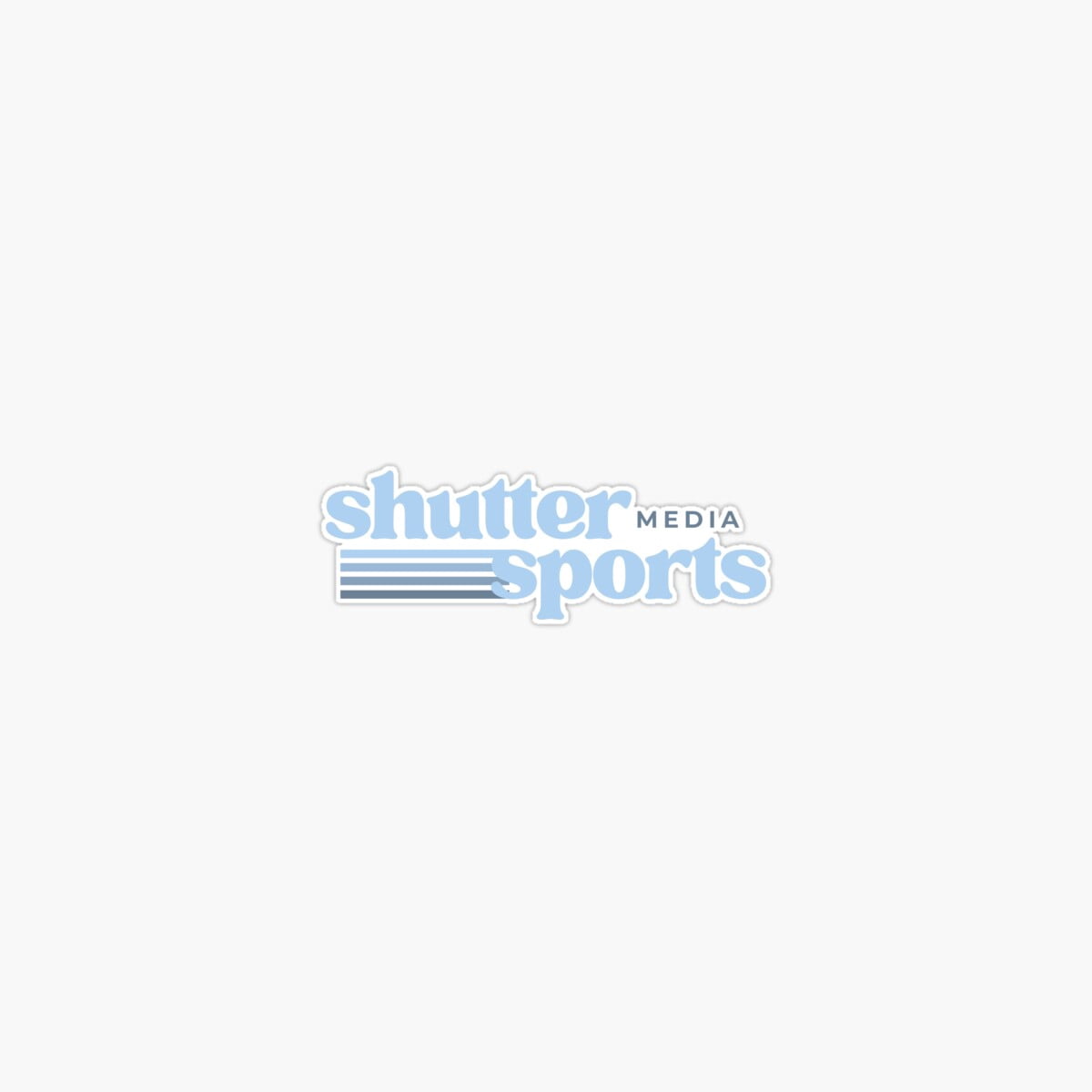 Onim Shutter Sports Stripes Logo Sticker, Phone Decal Water Bottle ...