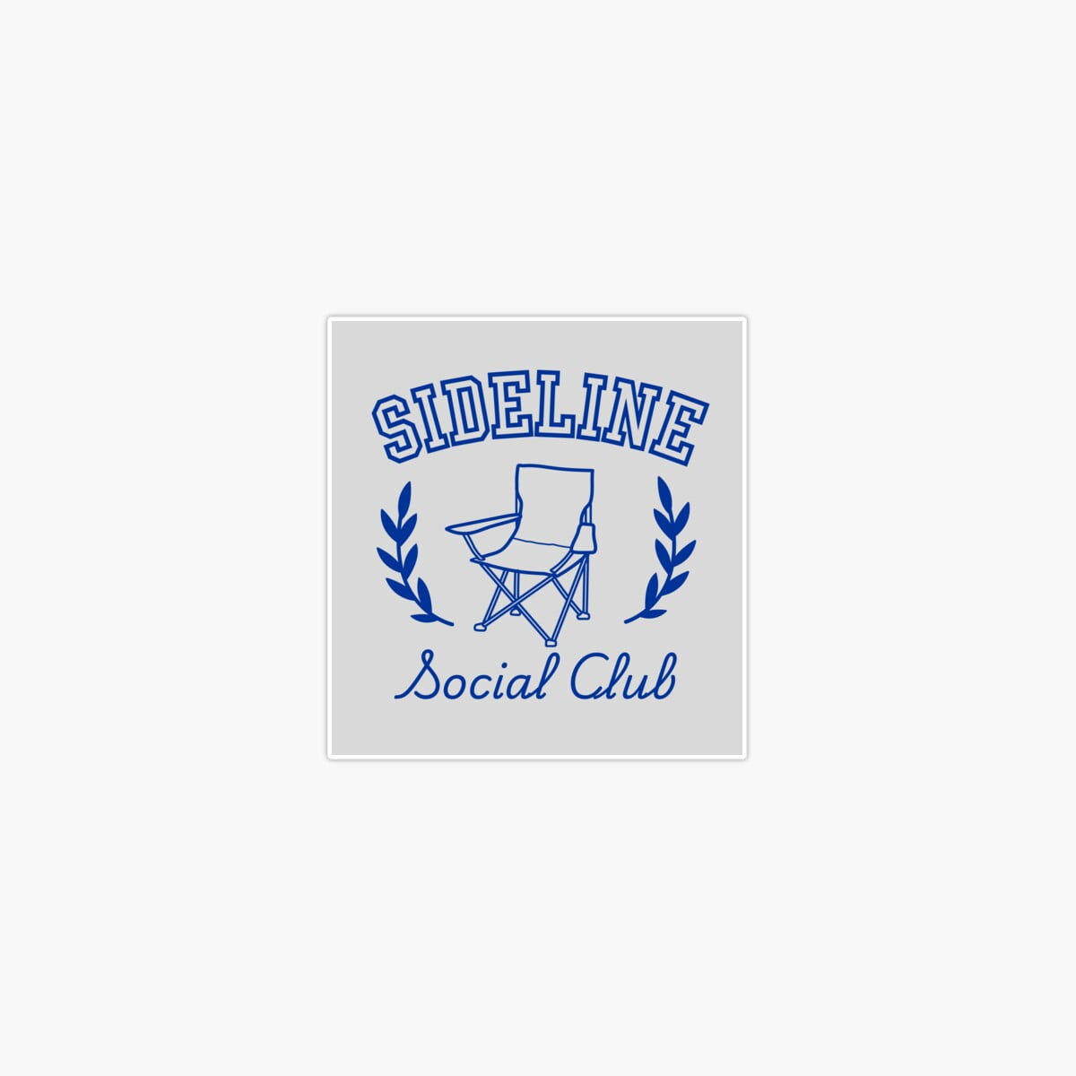 Onim Sideline Social Club Sticker, Phone Decal Water Bottle Stickers ...