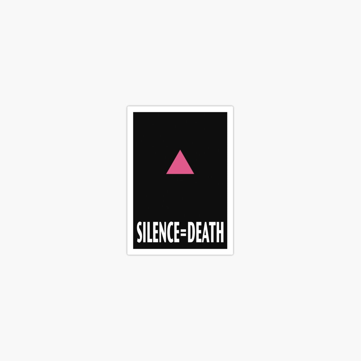 Onim Silence = Death Sticker, Phone Decal Water Bottle Stickers Car ...