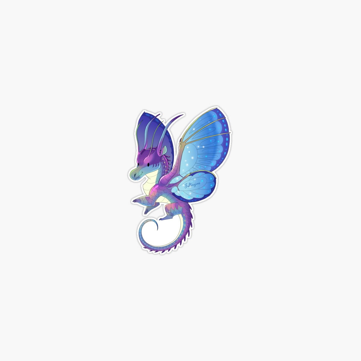 Onim Silkwing Wings Of Fire Sticker, Phone Decal Water Bottle Stickers ...