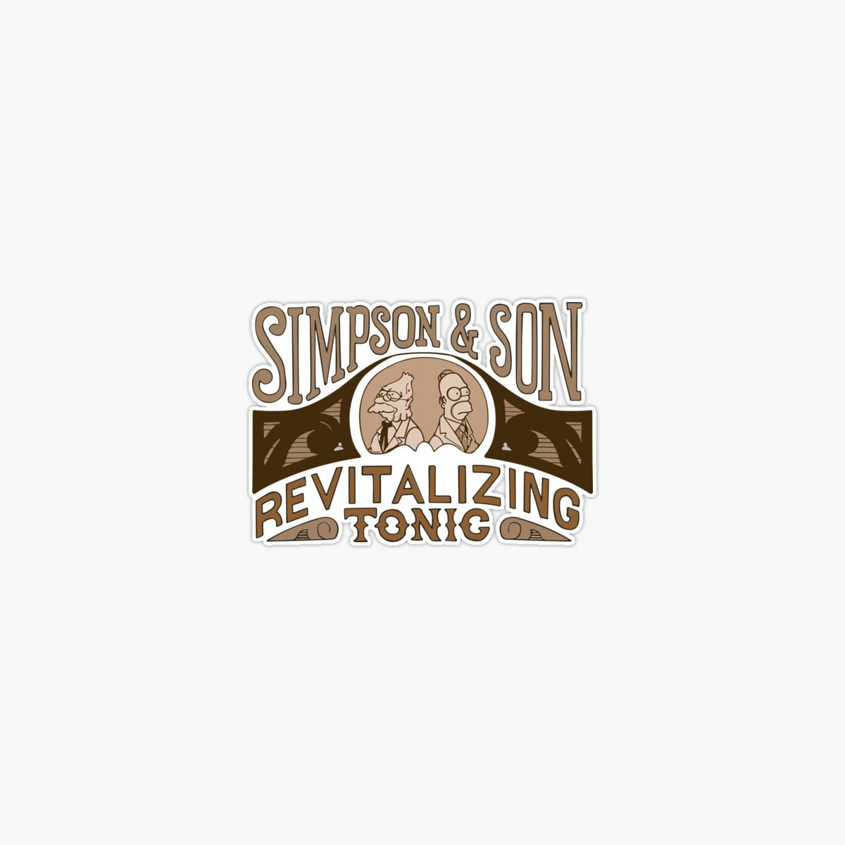 Onim Simpsons & Son Revitalizing Tonic Sticker - Walmart.com