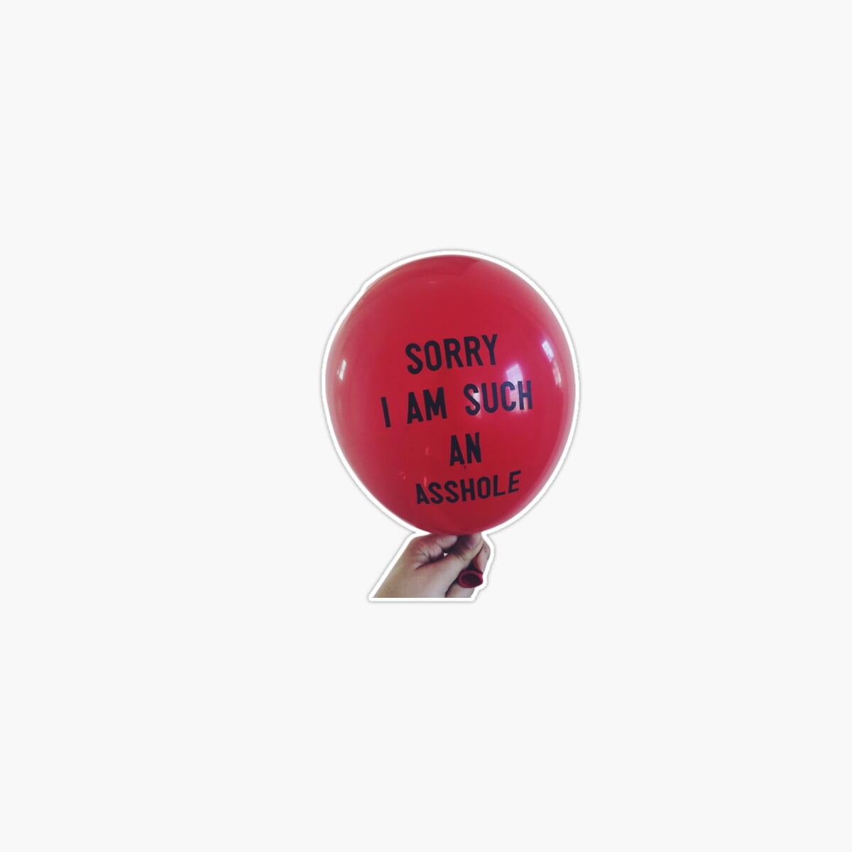 Onim Sorry I'M Such An *** Sticker, Phone Decal Water Bottle Stickers ...