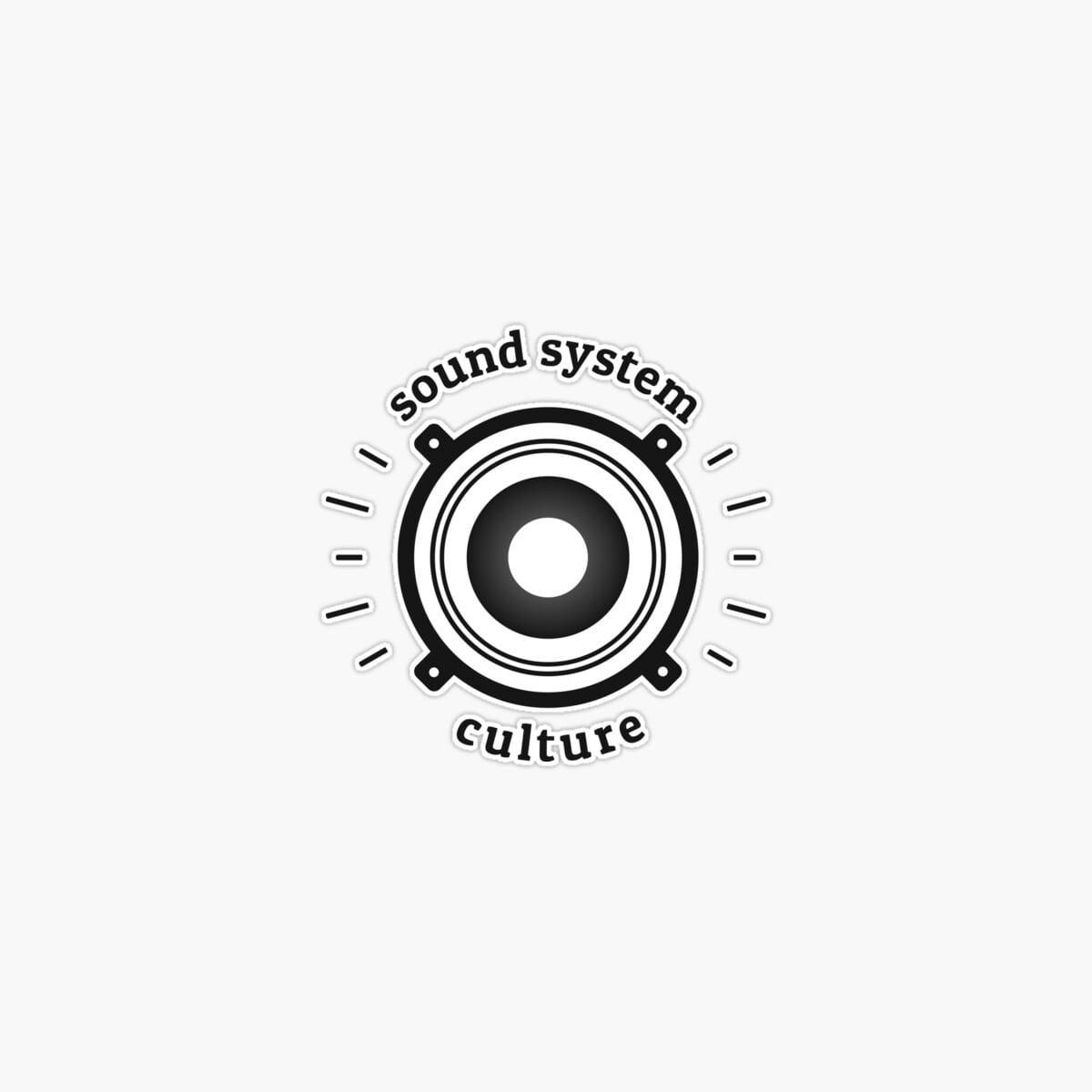 Onim Sound System Culture Sticker, Phone Decal Water Bottle Stickers ...