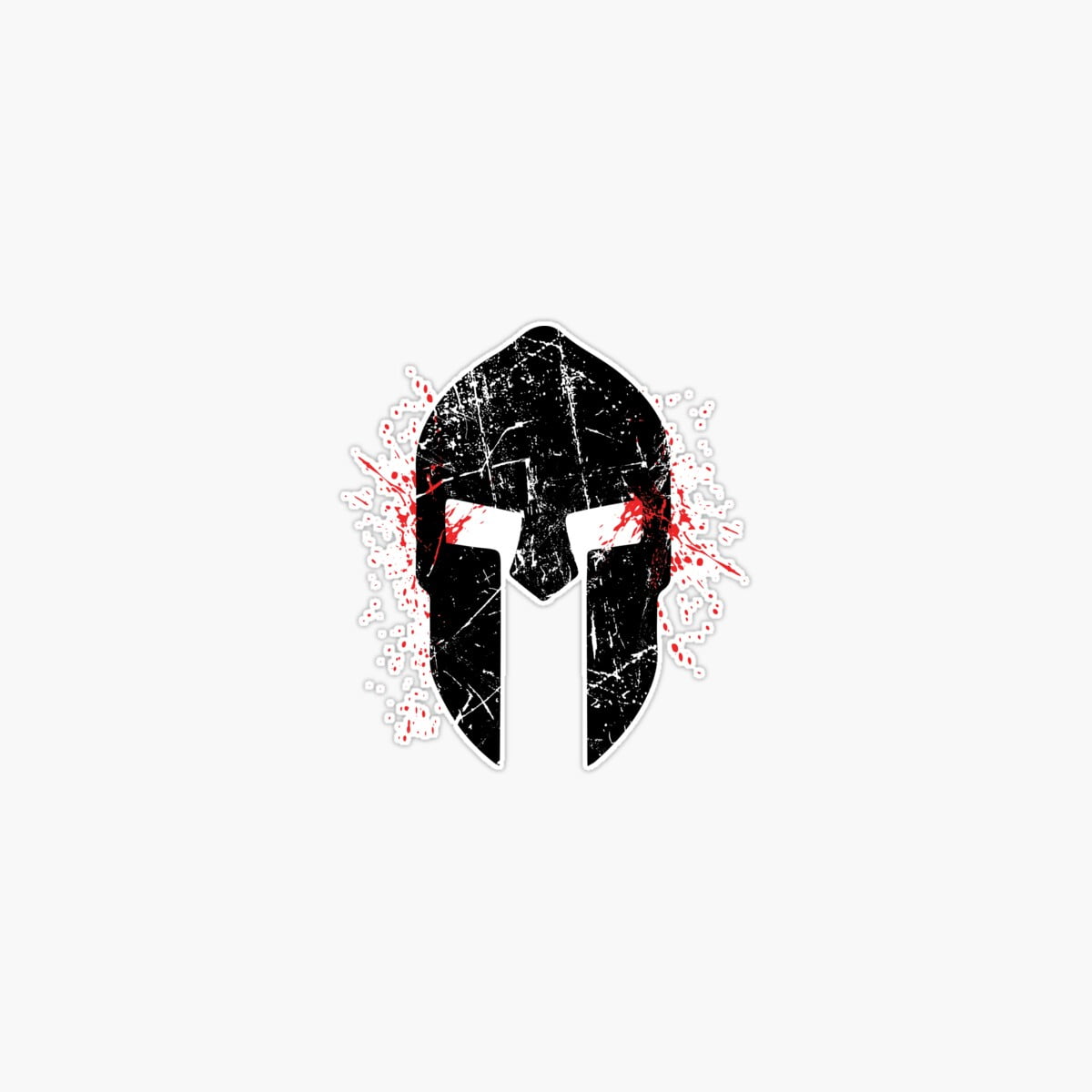 Onim Spartan Training Sparta 300 Warrior Helmet Sticker, Phone Decal ...