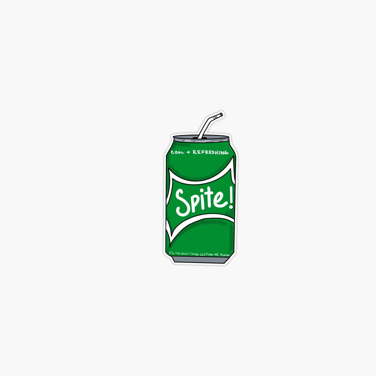 Onim Spite Sprite Pop Can Sticker - Walmart.com