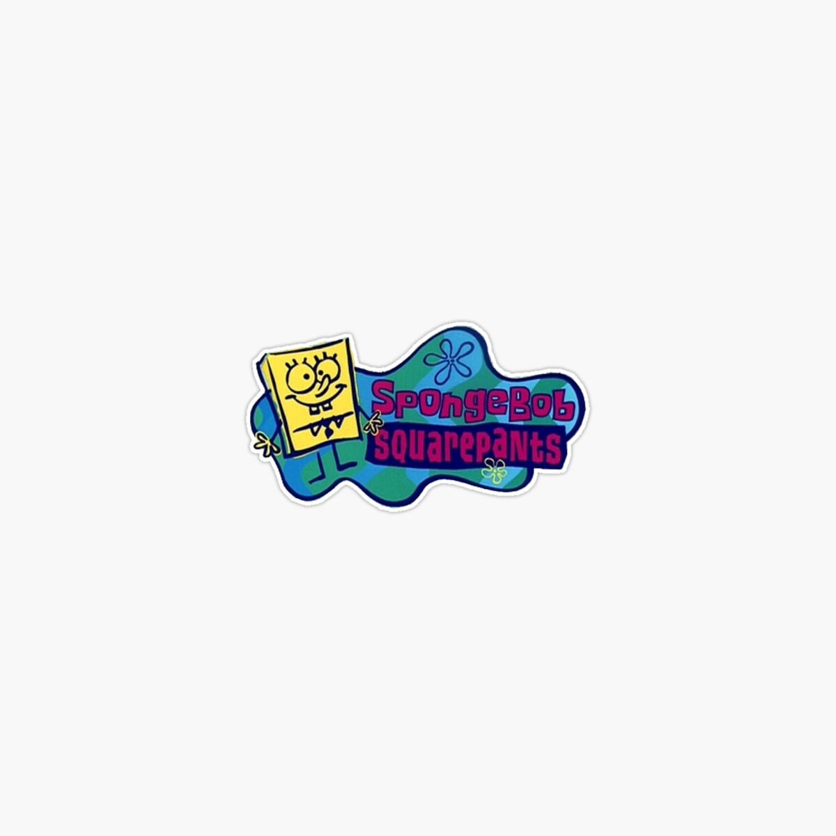 Onim Spongebob Squarepants Logo Sticker, Phone Decal Water Bottle ...
