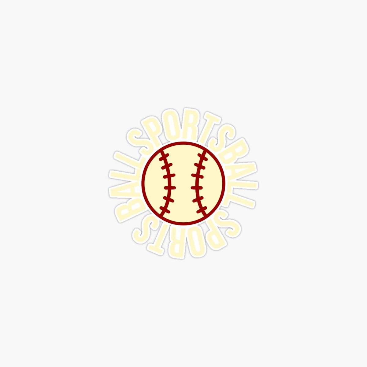 Onim Sports Ball | Sports Meme | Baseball Sticker, Phone Decal Water ...