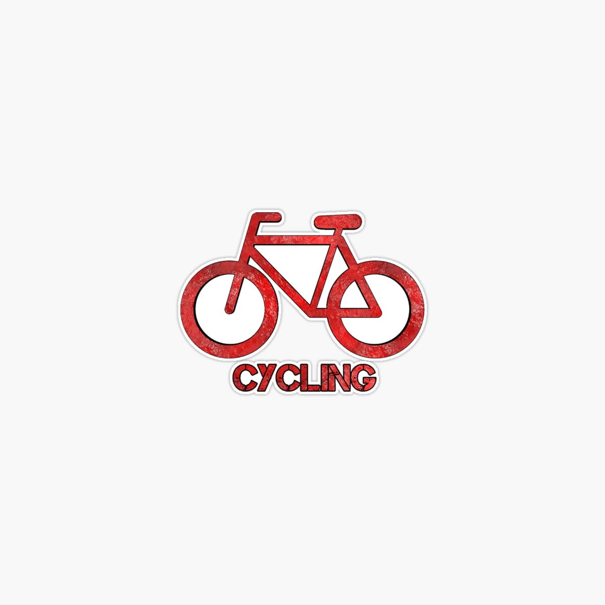Onim Sports, Cycling Is Good For Health Sticker, Phone Decal Water ...