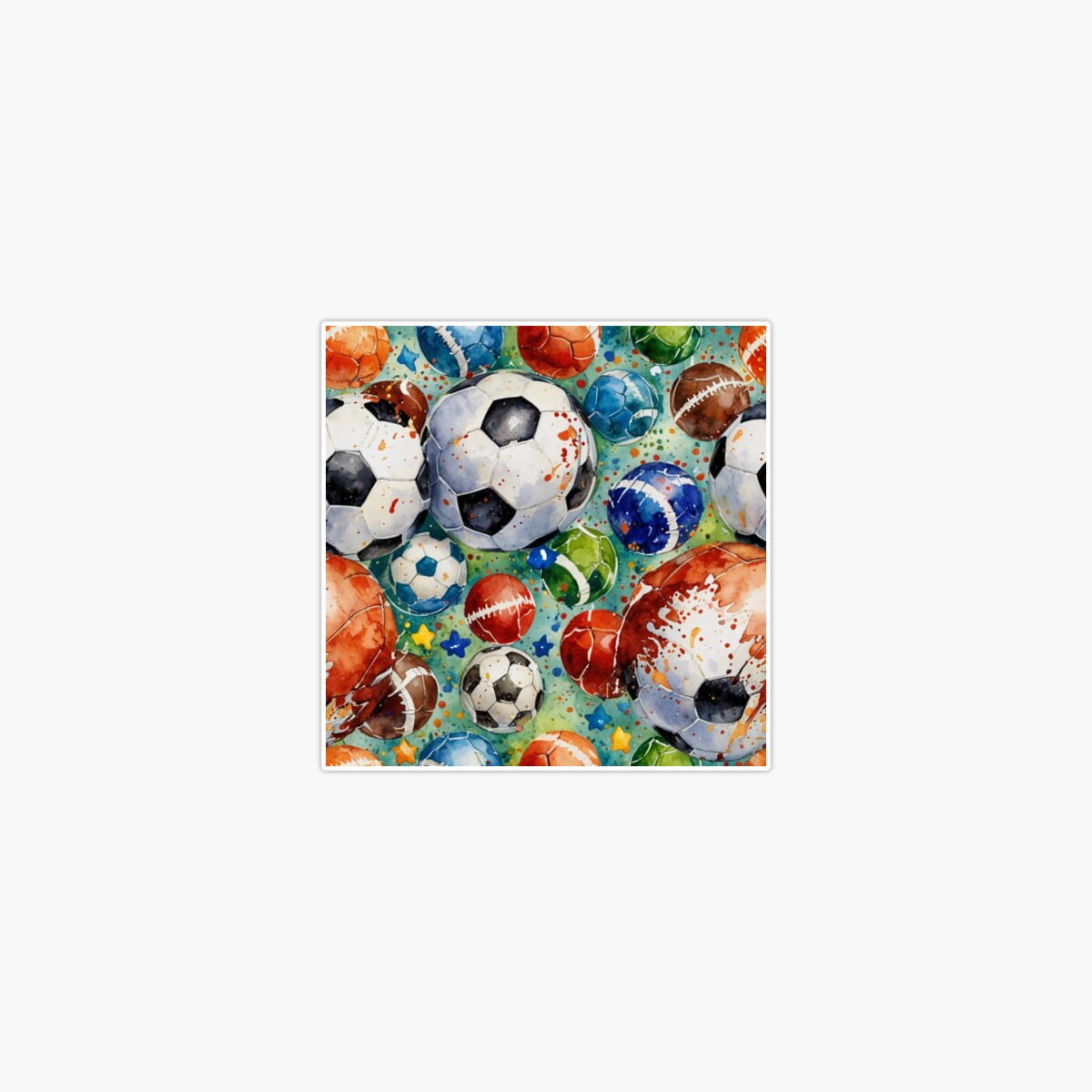 Onim Sports Explosion: Colors In Motion Sticker, Phone Decal Water ...