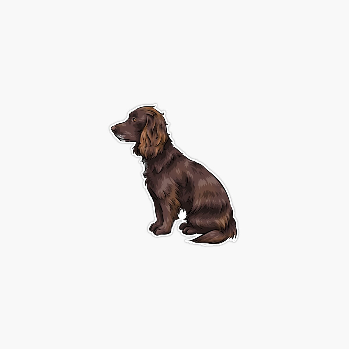 Onim Sprocker Spaniel | Liver | Cute Dog Art Sticker, Phone Decal Water ...