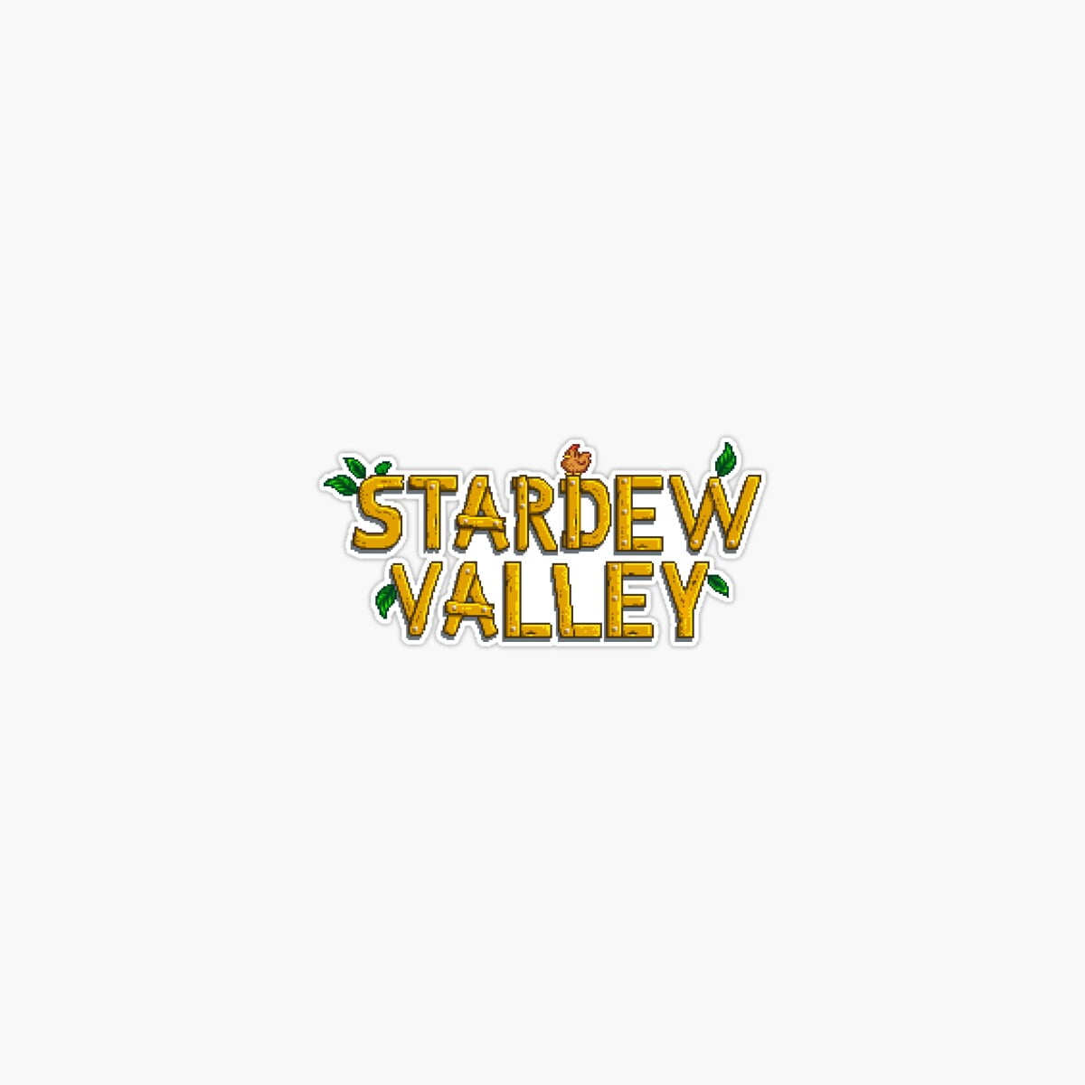 Onim Stardew Valley Logo Sticker, Phone Decal Water Bottle Stickers Car ...