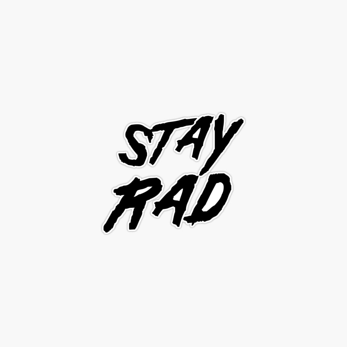 Onim Stay Rad Sticker - Walmart.com