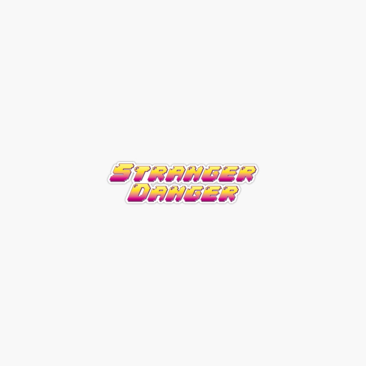 Onim Stranger Danger Sticker - Walmart.com