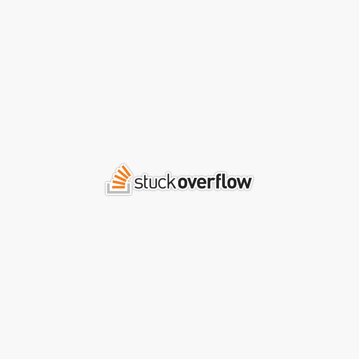 Onim Stuckoverflow // Accurate Logo Sticker, Phone Decal Water Bottle Stickers Car Decals, Funny ...