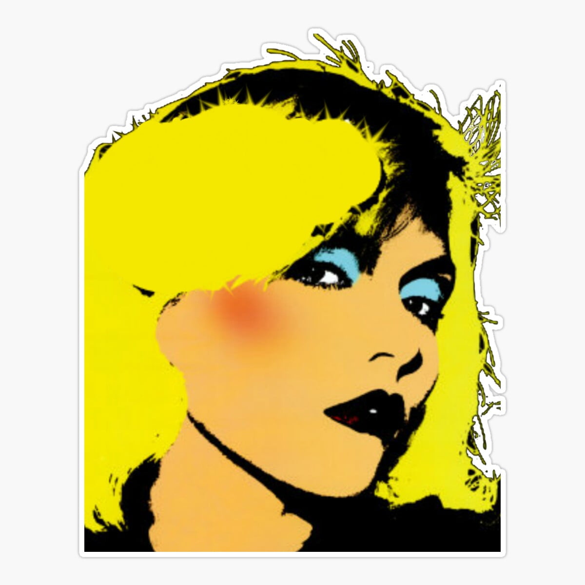 Onim Summer Sea Otter Paint Swatch Sticker, Phone Decal Water Bottle ...