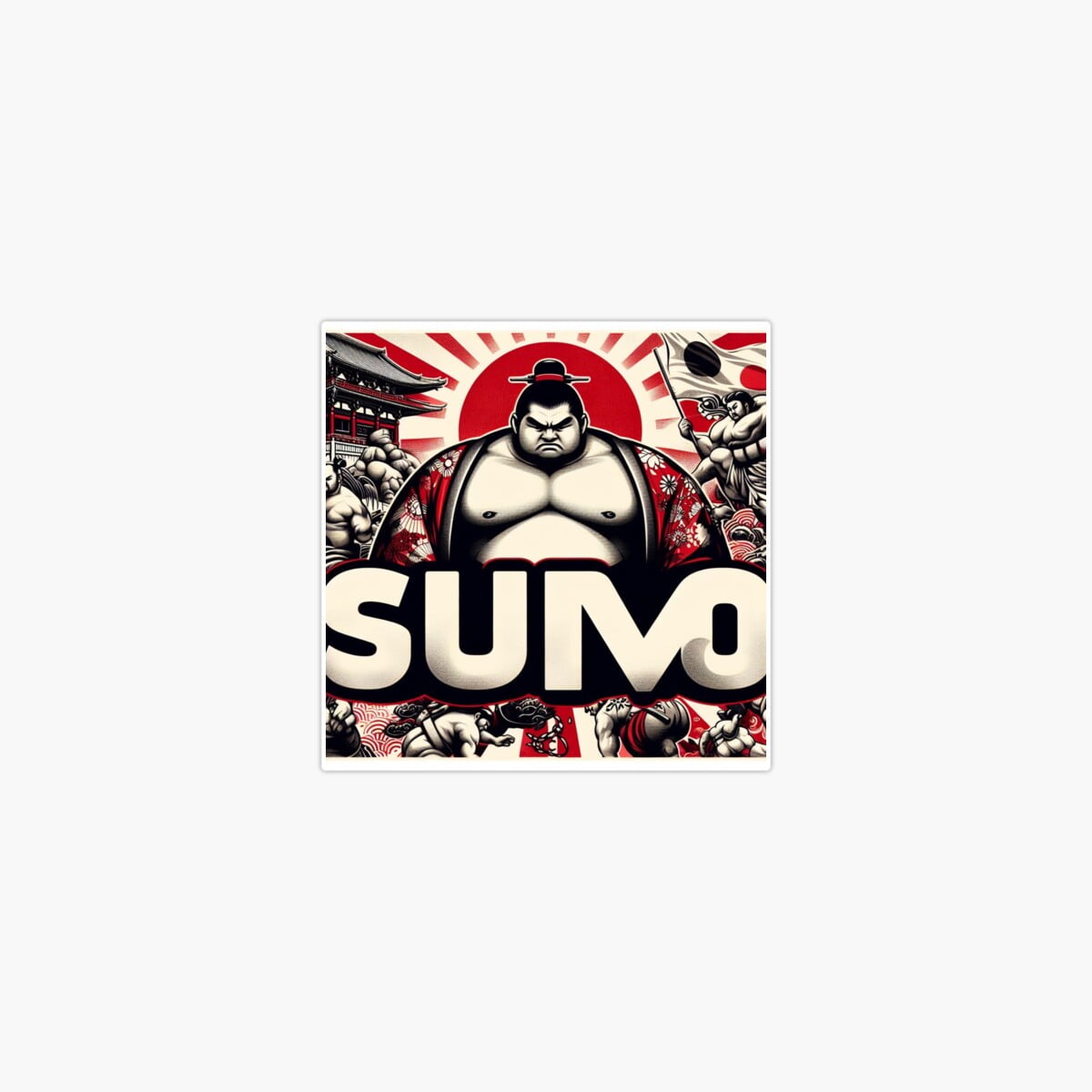 Onim Sumo #21 (Limited Edition) Sticker, Phone Decal Water Bottle ...