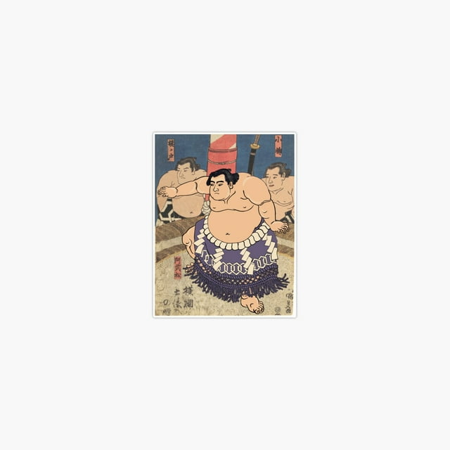 Onim Sumo Wrestler Japanese Sumo Wrestling Match Sumo Art Japan Sport ...