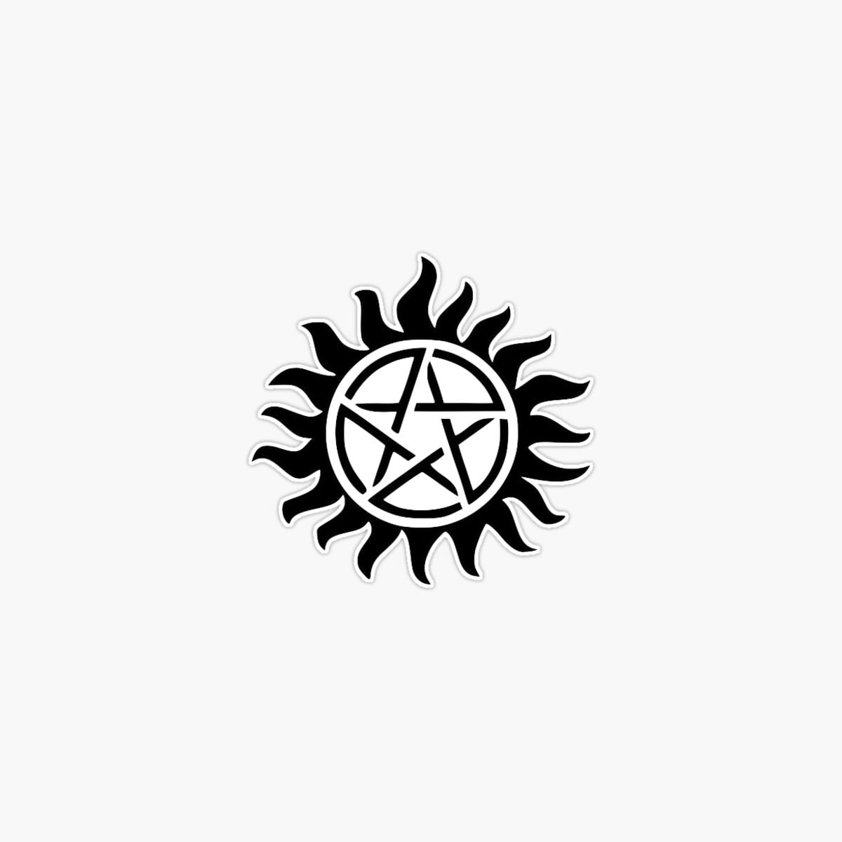 Onim Supernatural: Anti Possession Symbol Sticker, Phone Decal Water ...