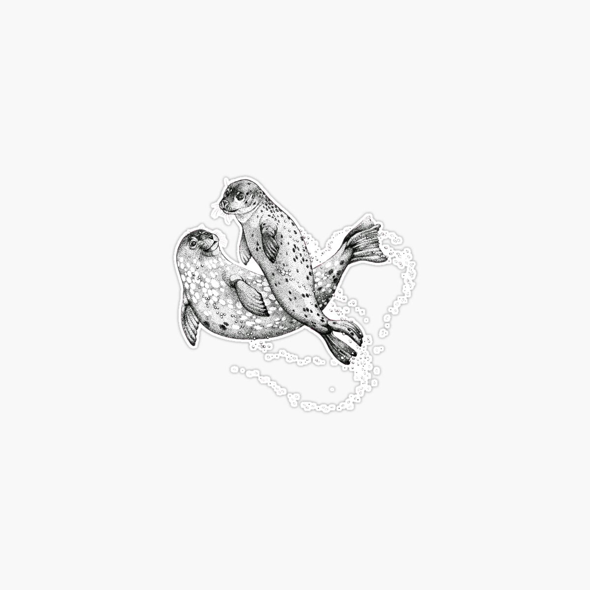 Onim Swimming Seals Sticker, Phone Decal Water Bottle Stickers Car ...