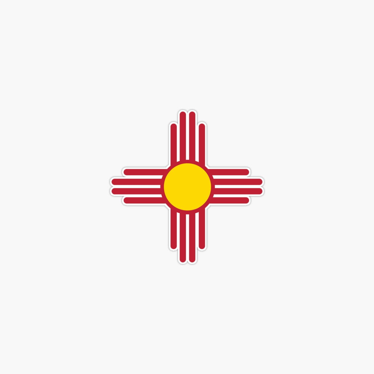 Onim Symbol Of The Zia Sticker, Phone Decal Water Bottle Stickers Car ...