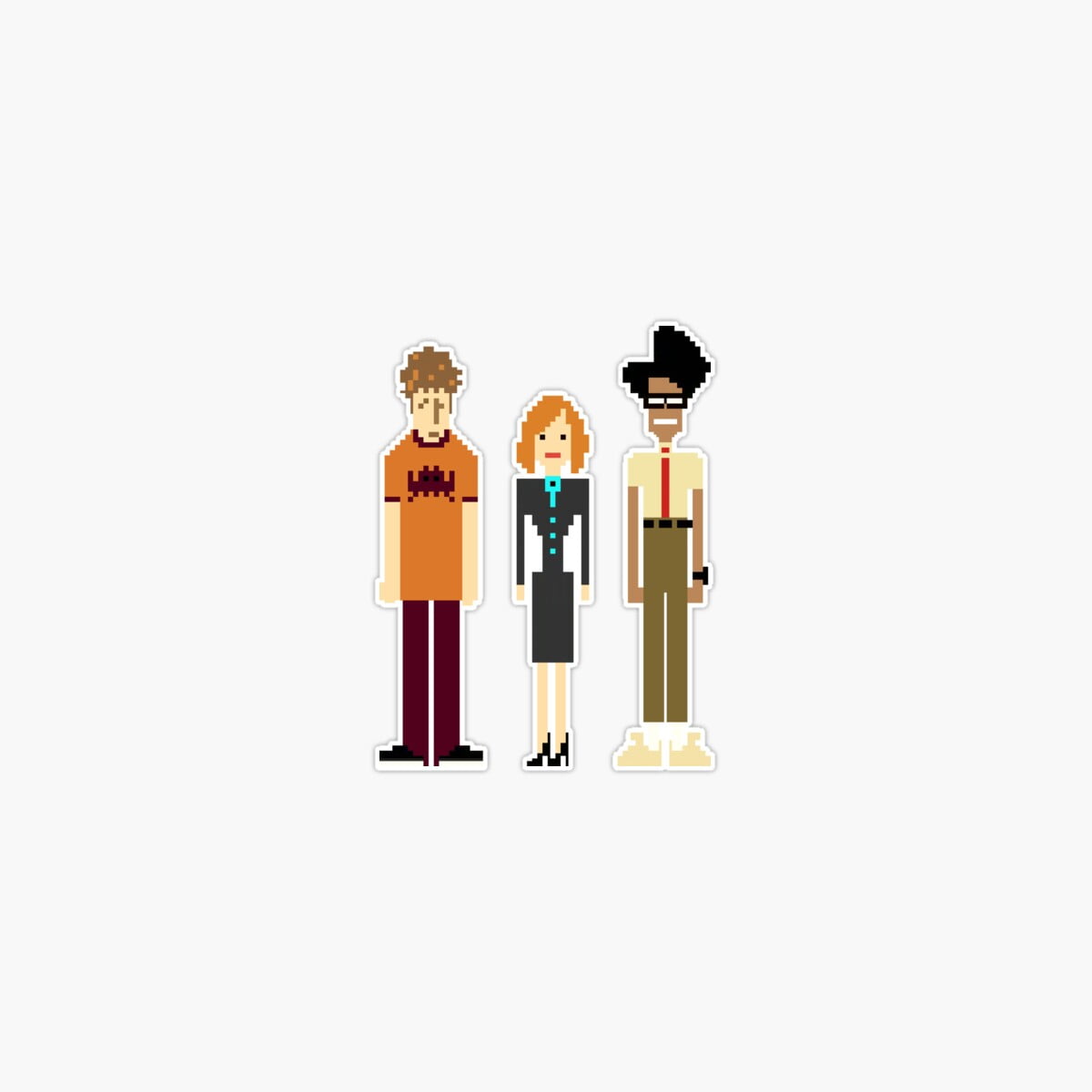 Onim THE IT CROWD - Roy, Jen and Moss Sticker - Walmart.com