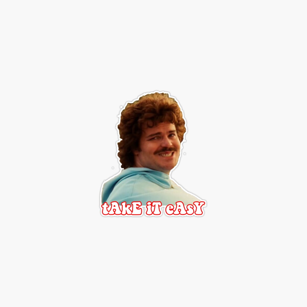 Onim Take It Easy- Nacho Libre Sticker, Phone Decal Water Bottle ...