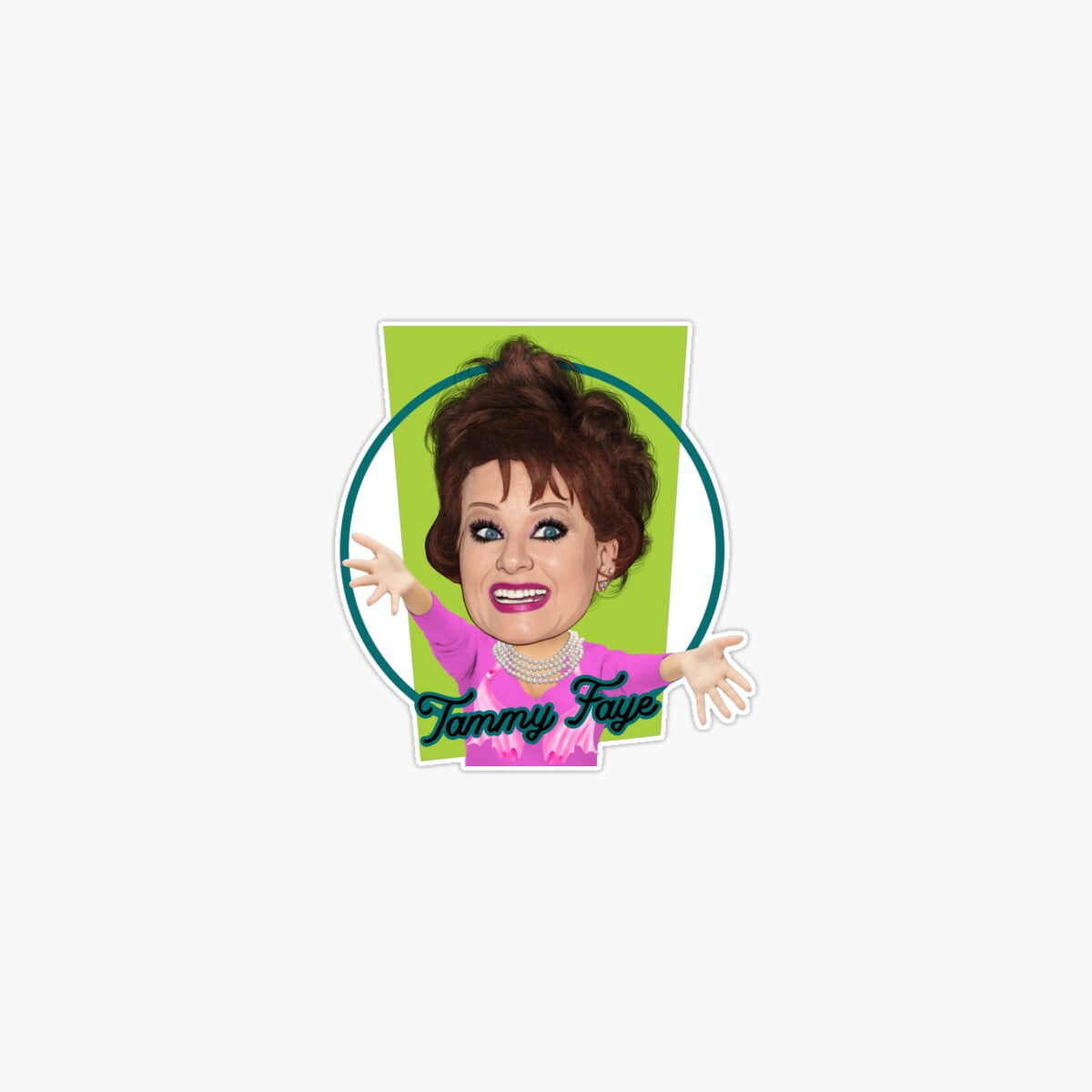 Onim Tammy Faye Sticker - Walmart.com