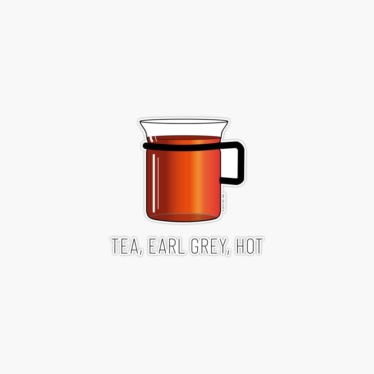 Onim Tea, Earl Grey, Hot - Captain Picard, Star Trek Tng, (Light ...
