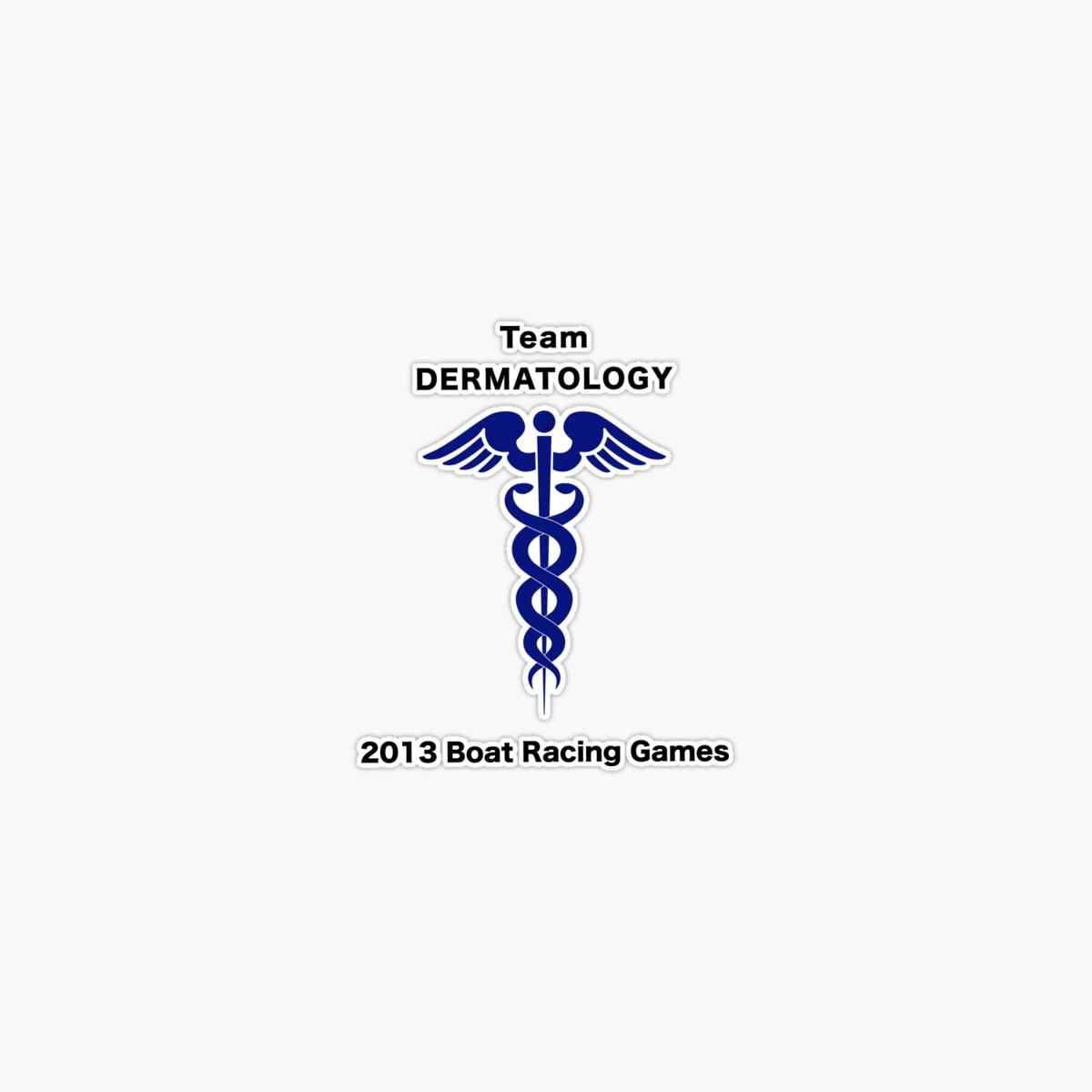 Onim Team Dermatology - Boat Racing Games Sticker, Phone Decal Water ...