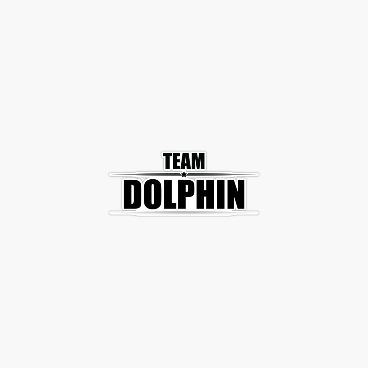 Onim Team Dolphin Sticker, Phone Decal Water Bottle Stickers Car Decals ...