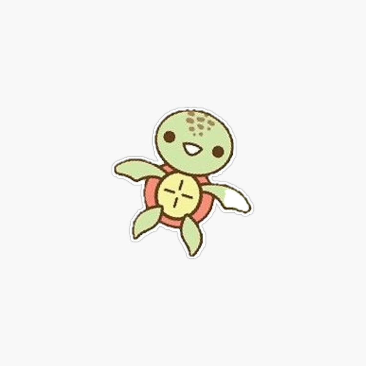 Onim Teeny Tiny Turtle Sticker, Phone Decal Water Bottle Stickers Car ...