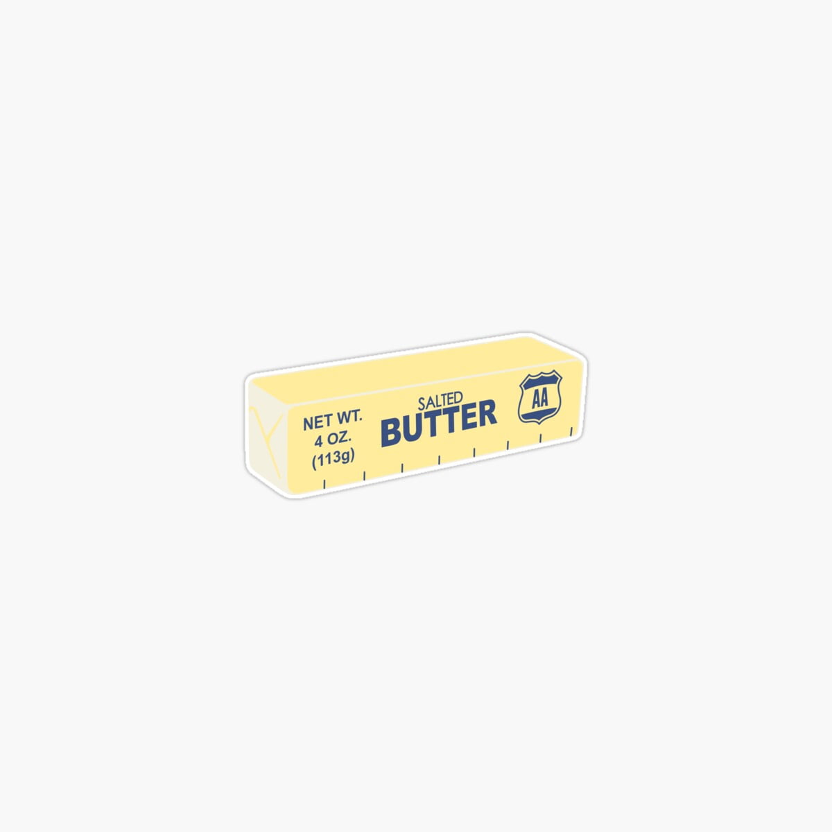 Onim The Butter The Better Sticker, Phone Decal Water Bottle Stickers ...
