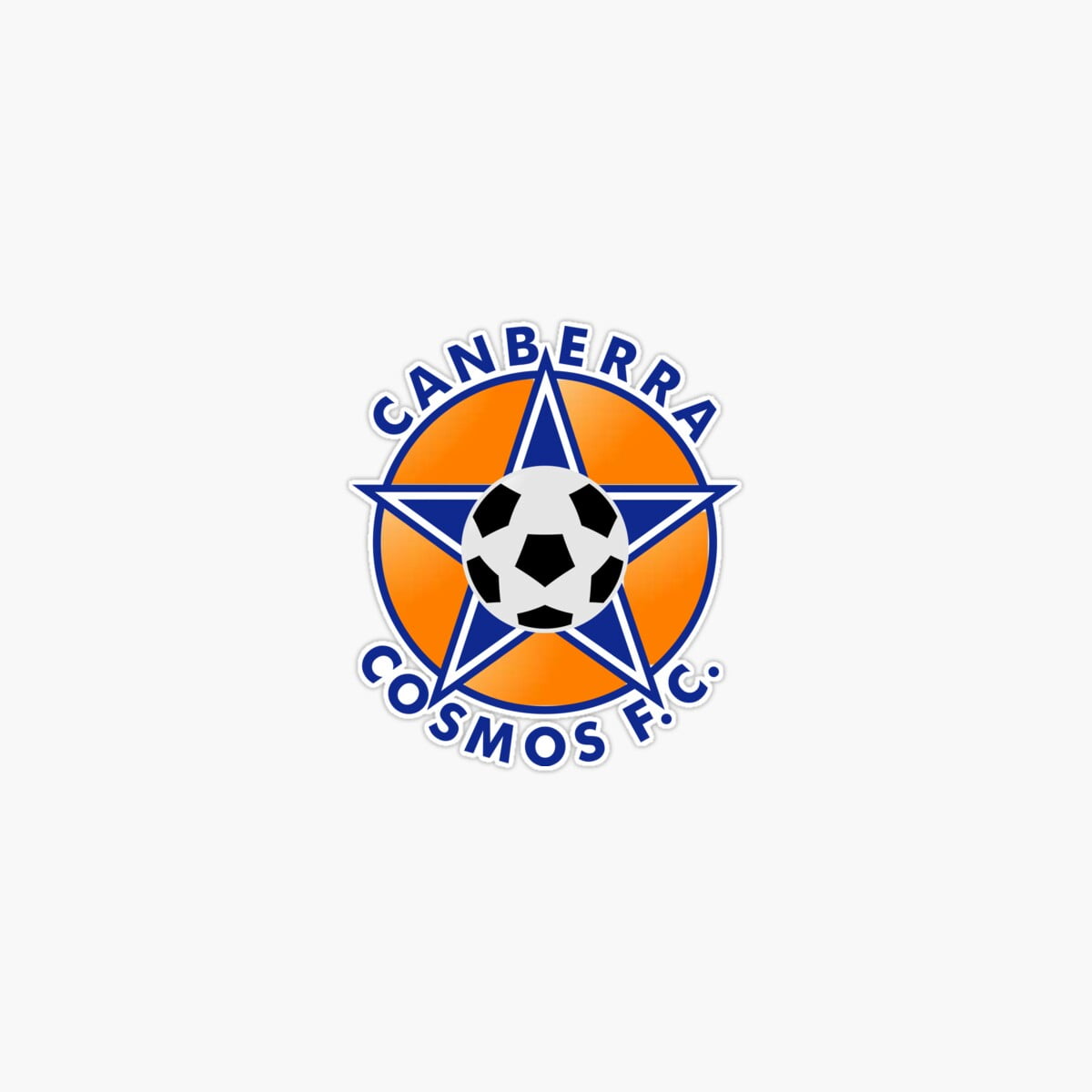Onim The Canberra Cosmos Sticker, Phone Decal Water Bottle Stickers Car ...