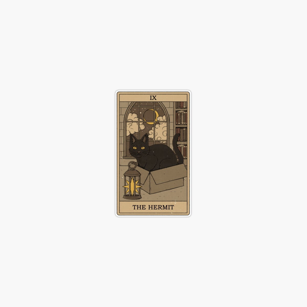 Onim The Hermit Sticker, Phone Decal Water Bottle Stickers Car Decals ...