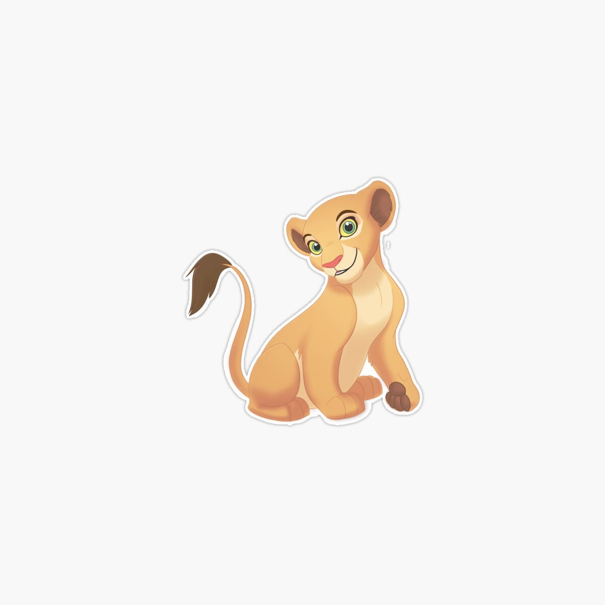 Onim The Lion King'S Nala Sticker, Phone Decal Water Bottle Stickers ...