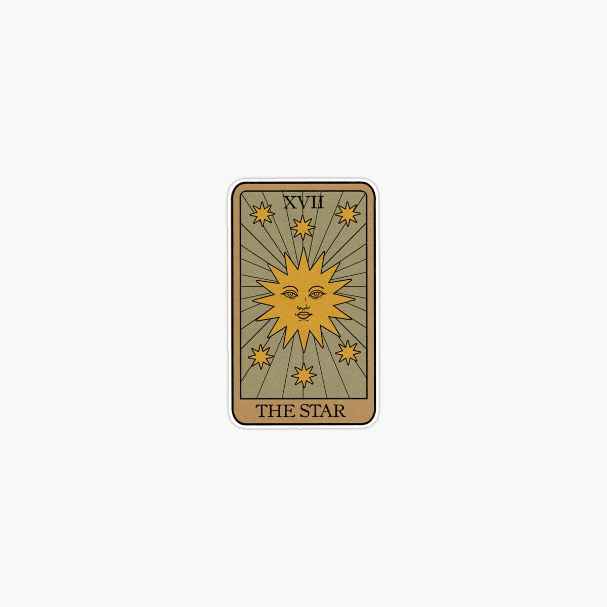 Onim The Star - Tarot Card Sticker - Walmart.com