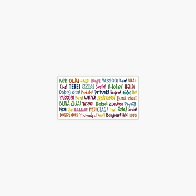 Onim The word Hello in different languages , text in many colors on ...