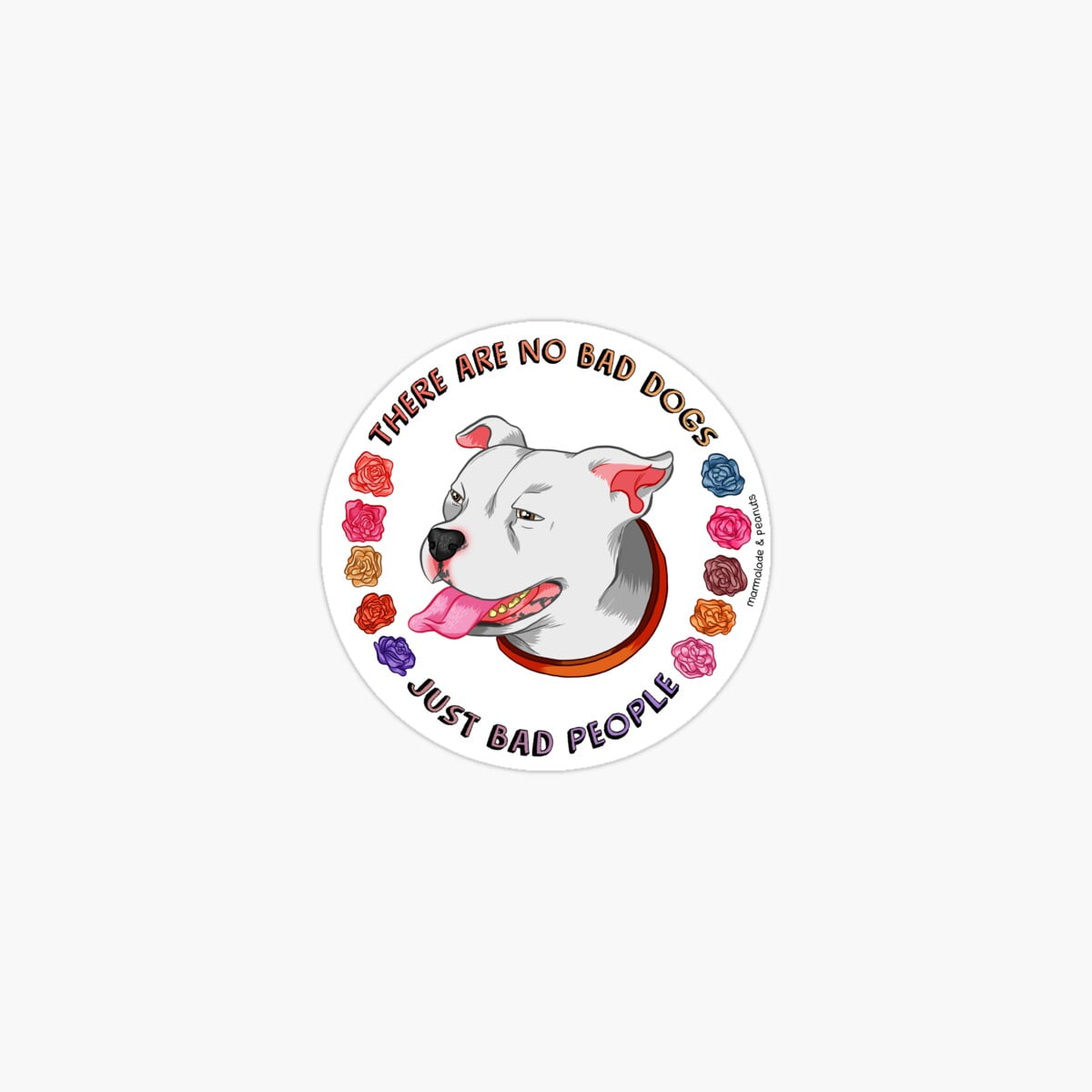 Onim There Are No Bad Dogs... Sticker, Phone Decal Water Bottle ...