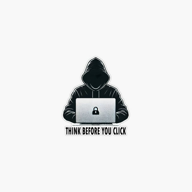Onim Think Before You Click - Cybersecurity Awareness Sticker - Walmart.com Onim Think Before You Click - Cybersecurity Awareness Sticker - Walmart.com