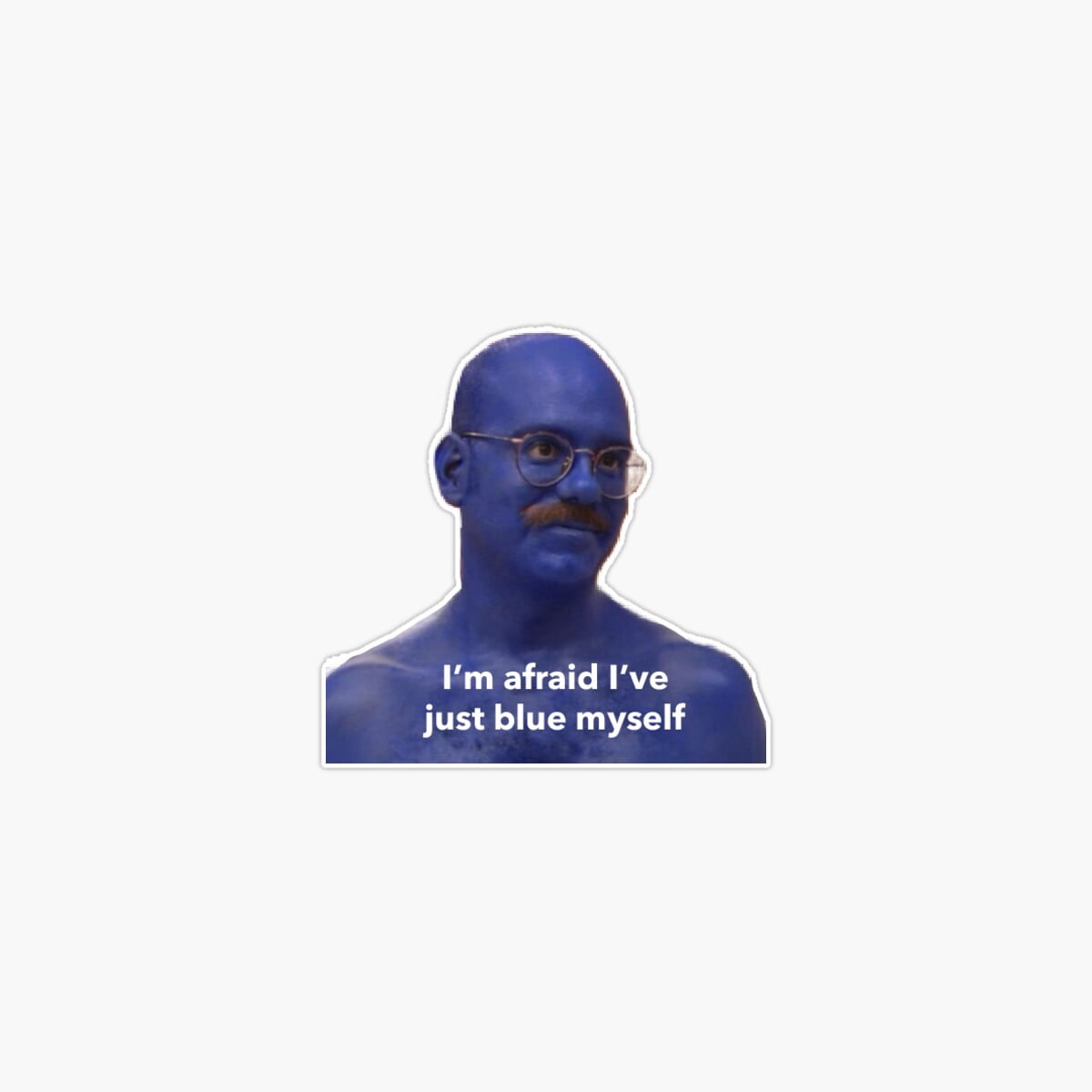 Onim Tobias Funke Sticker Sticker, Phone Decal Water Bottle Stickers ...