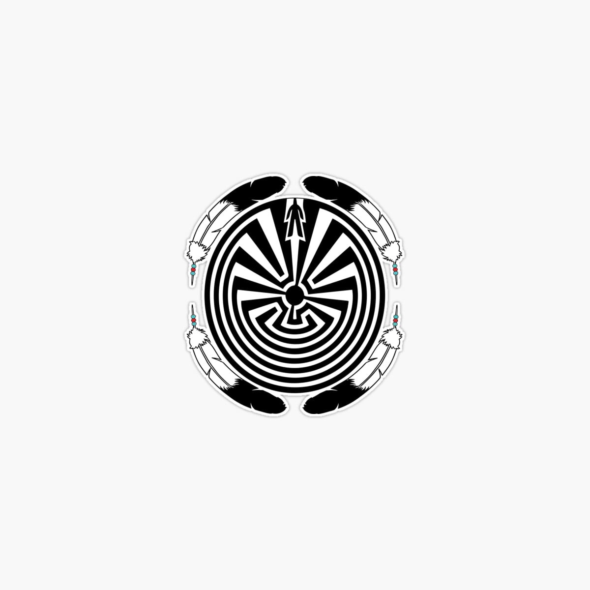 Onim Tohono O'Odham Nation - Native American Symbol - Man In The Maze ...