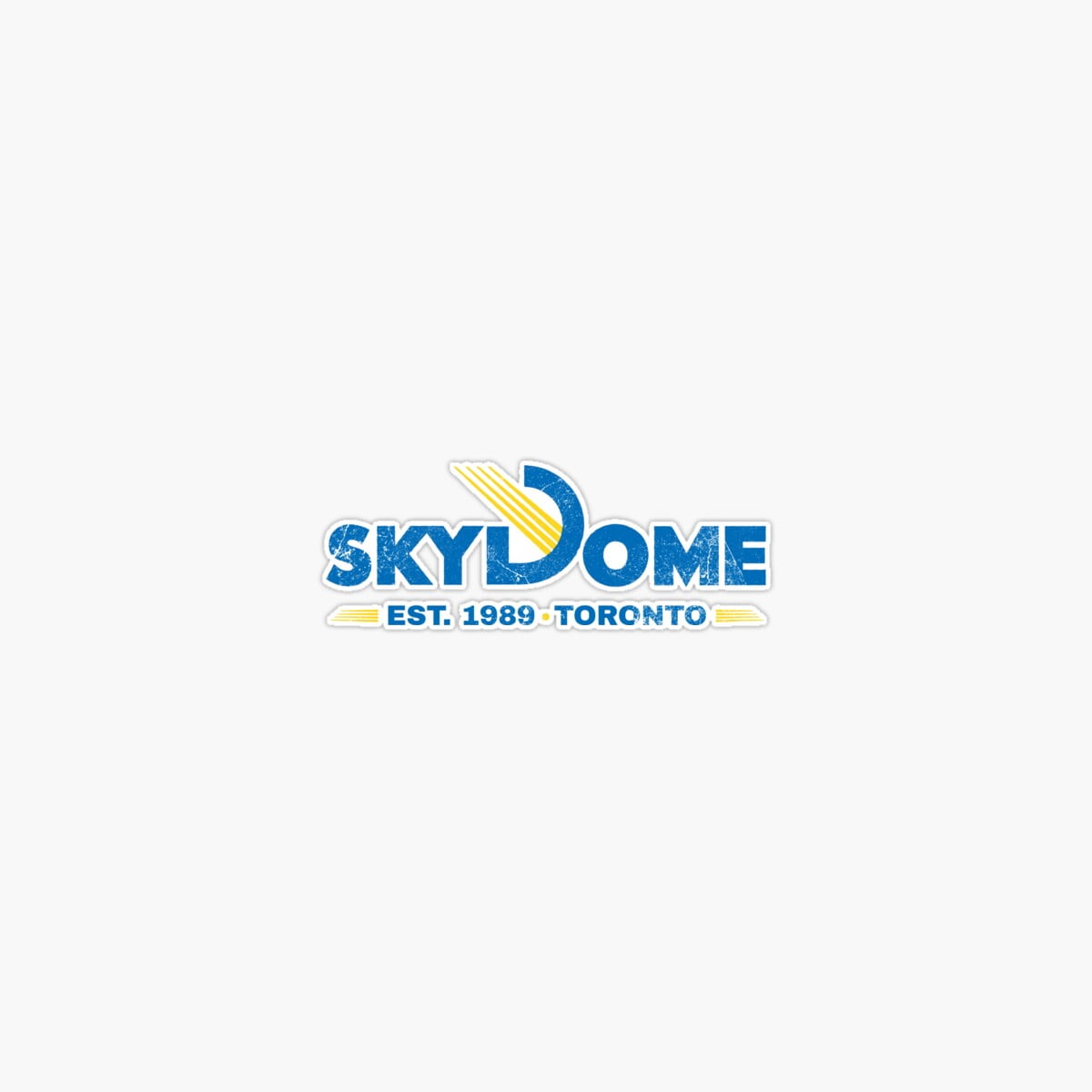 Onim Toronto Skydome Vintage Logo Sticker, Phone Decal Water Bottle ...