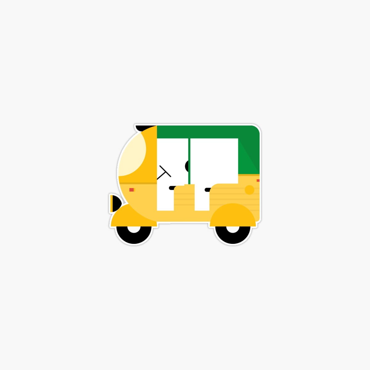 Onim Tuk Tuk Sticker, Phone Decal Water Bottle Stickers Car Decals ...