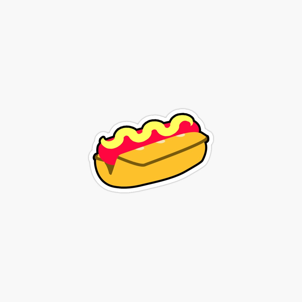 Onim Twinkie Wiener Sandwich Sticker, Phone Decal Water Bottle Stickers ...