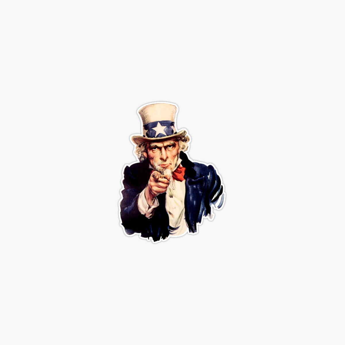Onim Uncle Sam Sticker, Phone Decal Water Bottle Stickers Car Decals ...